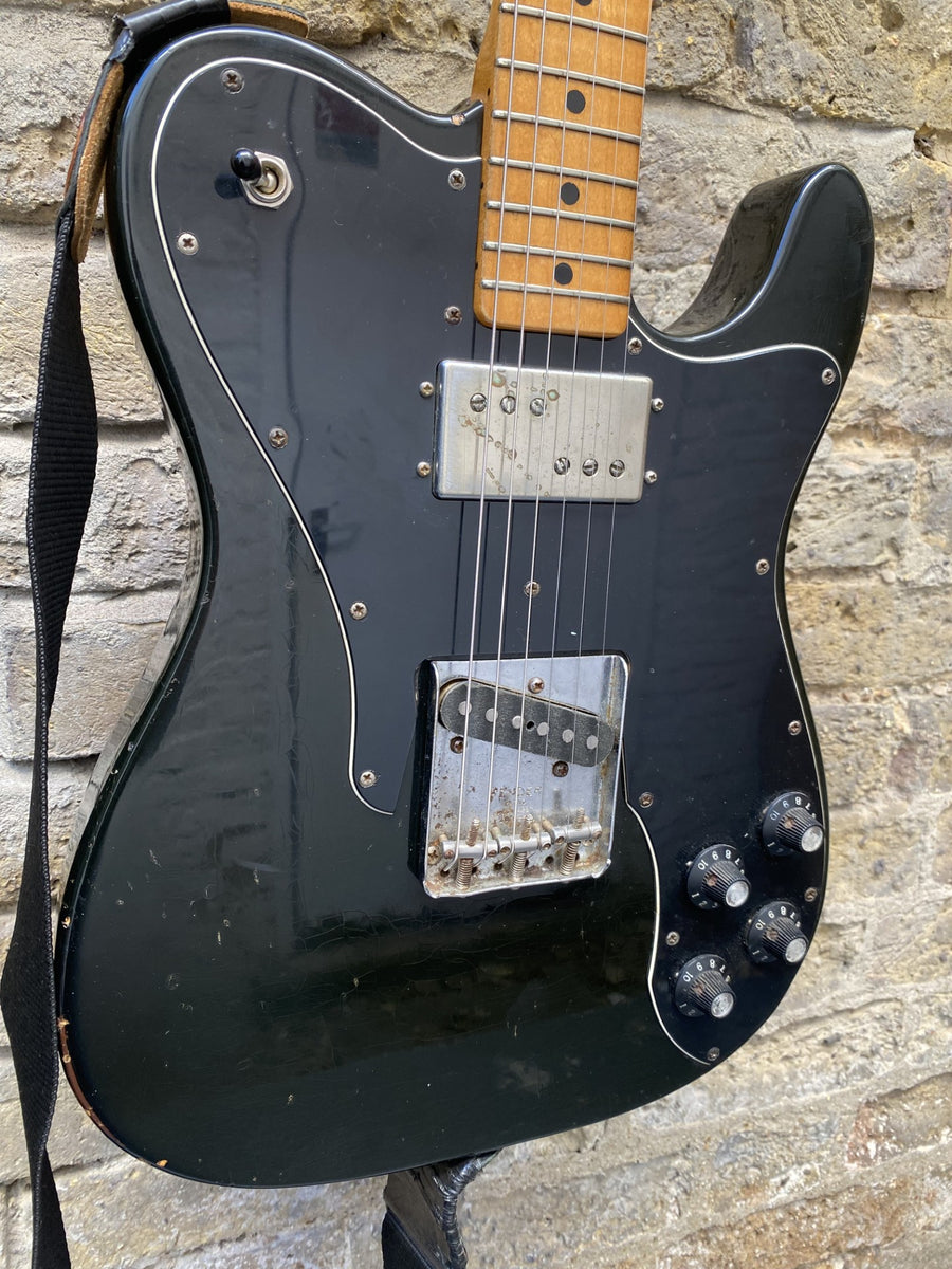 Fender Telecaster Custom 1973 Black Pre Owned Ex Status Quo – Hillsound UK