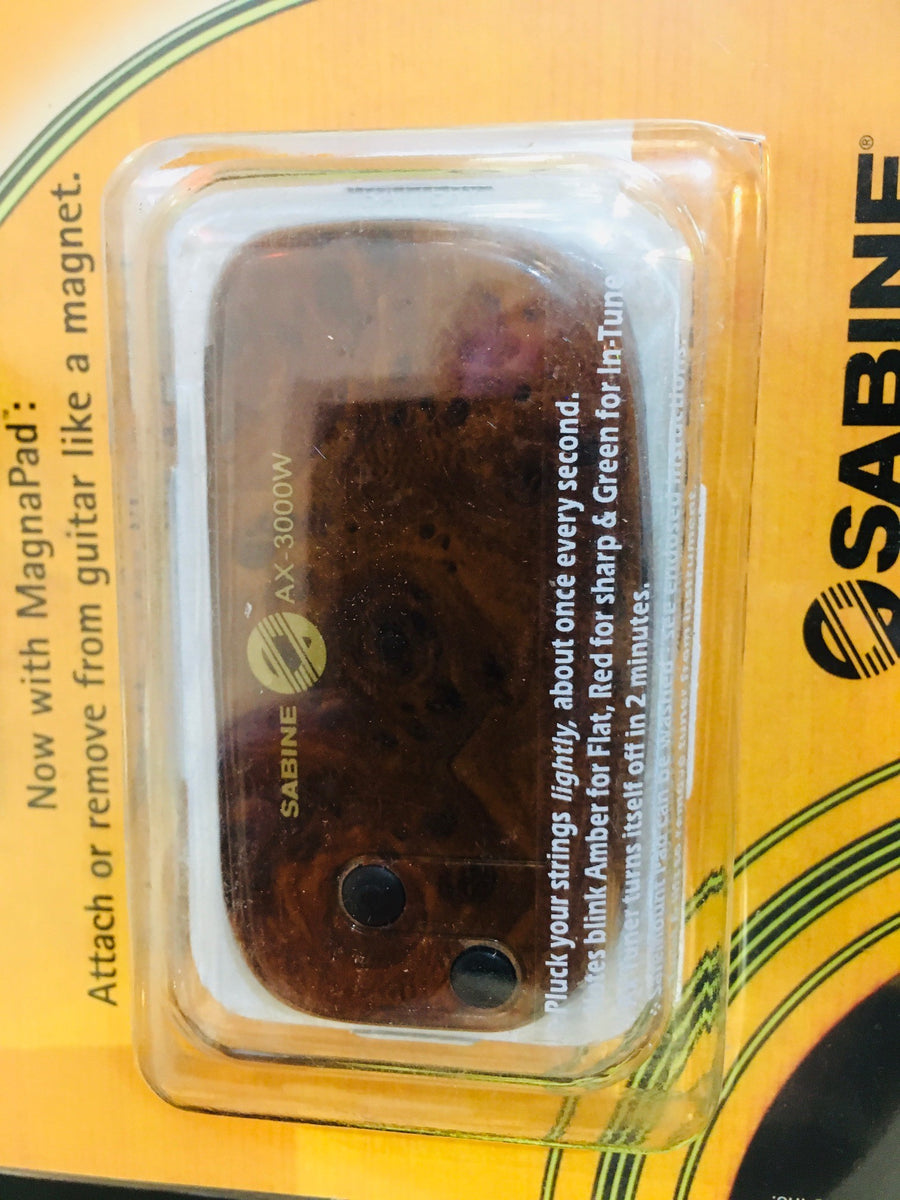 Sabine AX-3000W Acoustic/Electric Guitar tuner NOS – Hillsound UK